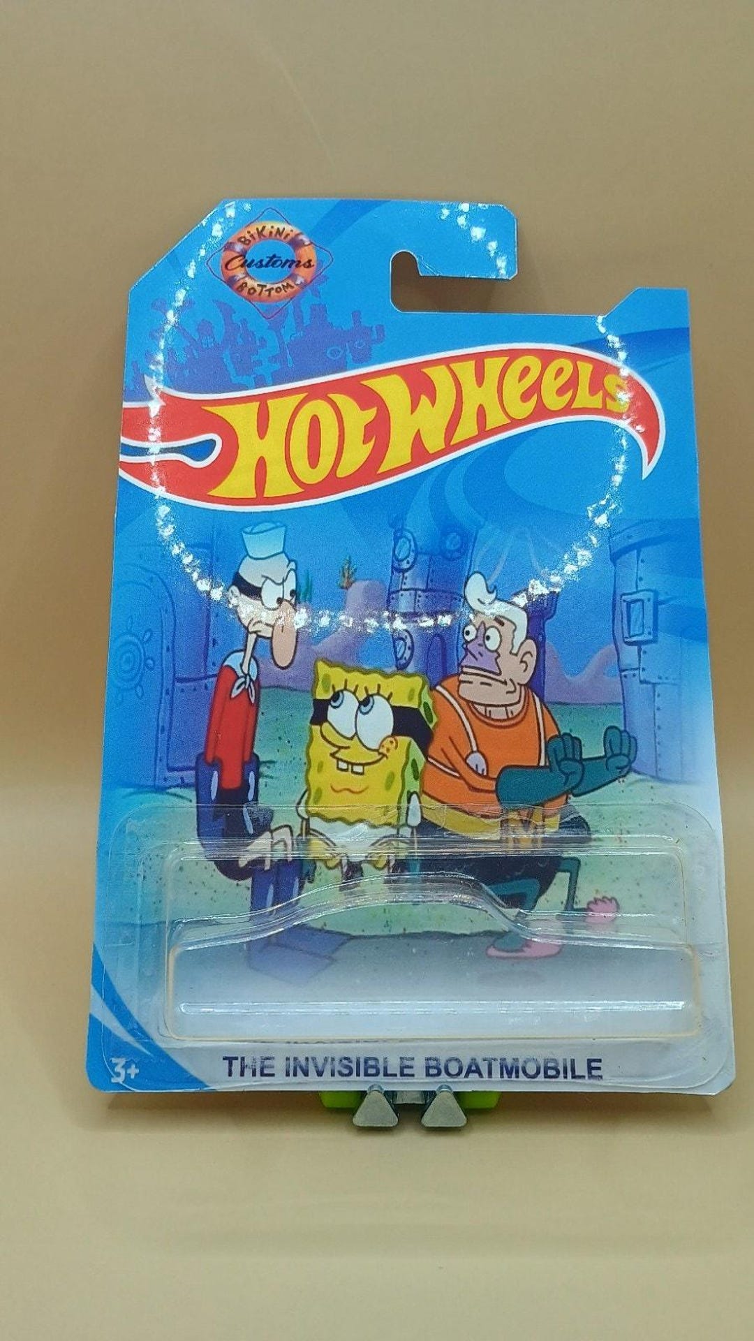 Hot Wheels Spongebob Invisible Boatmobile - ULTRA RARE "stealth Mode ...