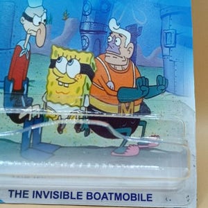Hot Wheels Spongebob Invisible Boatmobile - ULTRA RARE "stealth Mode ...