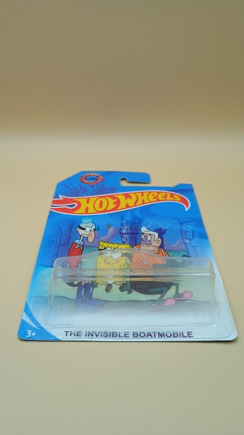 Hot Wheels Spongebob Invisible Boatmobile - ULTRA RARE "stealth Mode ...