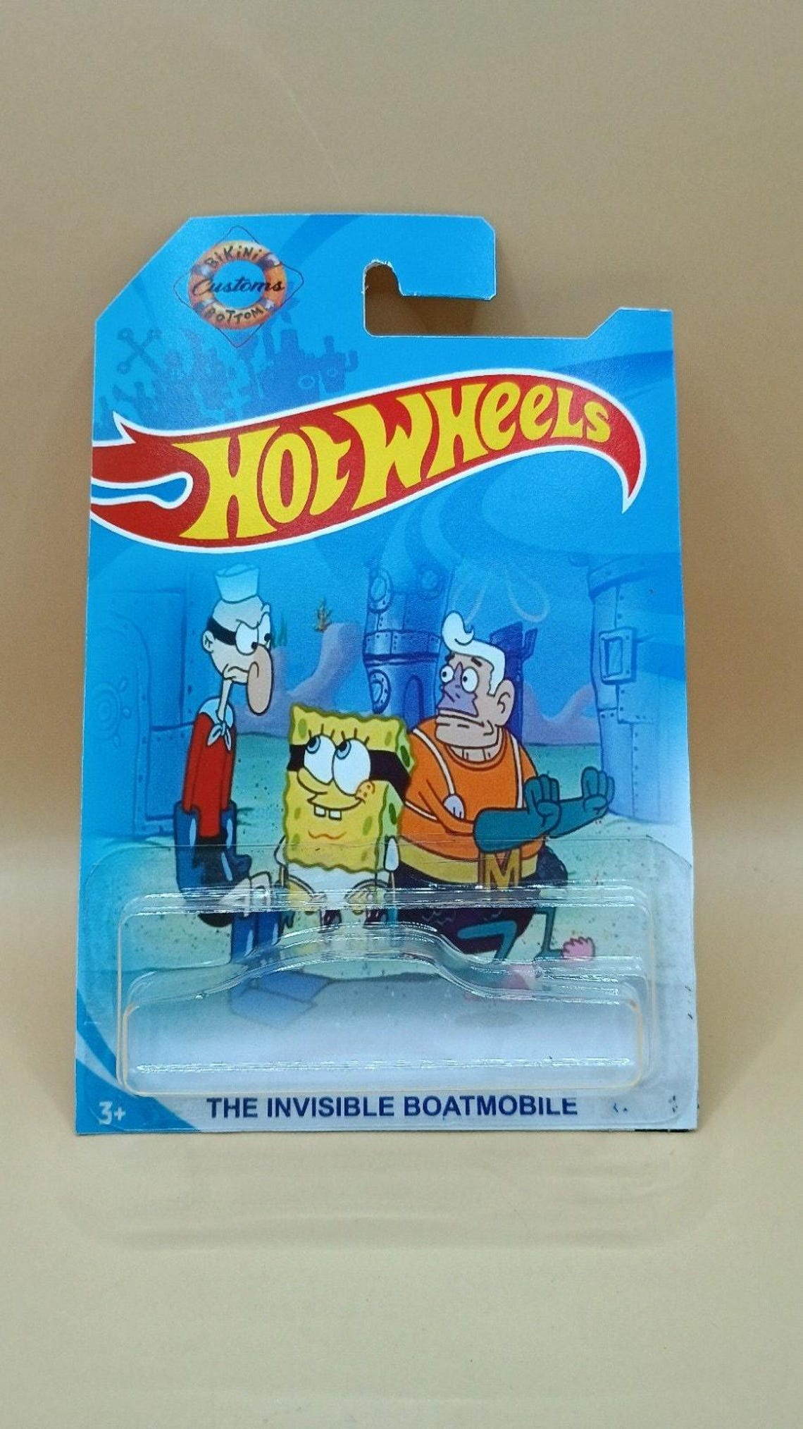 Hot Wheels Spongebob Invisible Boatmobile - ULTRA RARE "stealth Mode ...