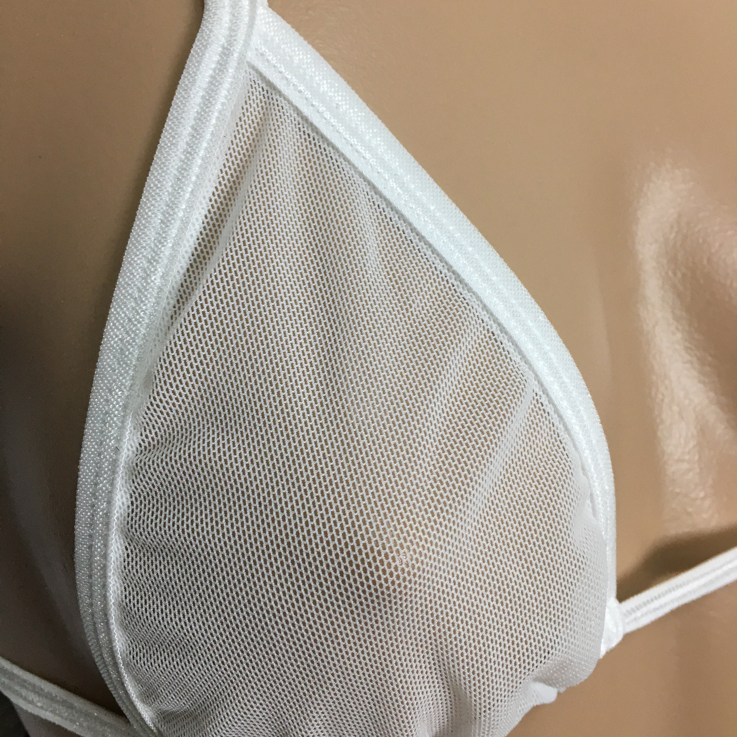 See Thru White Mesh G String Thong Bikini Uncensored - Etsy