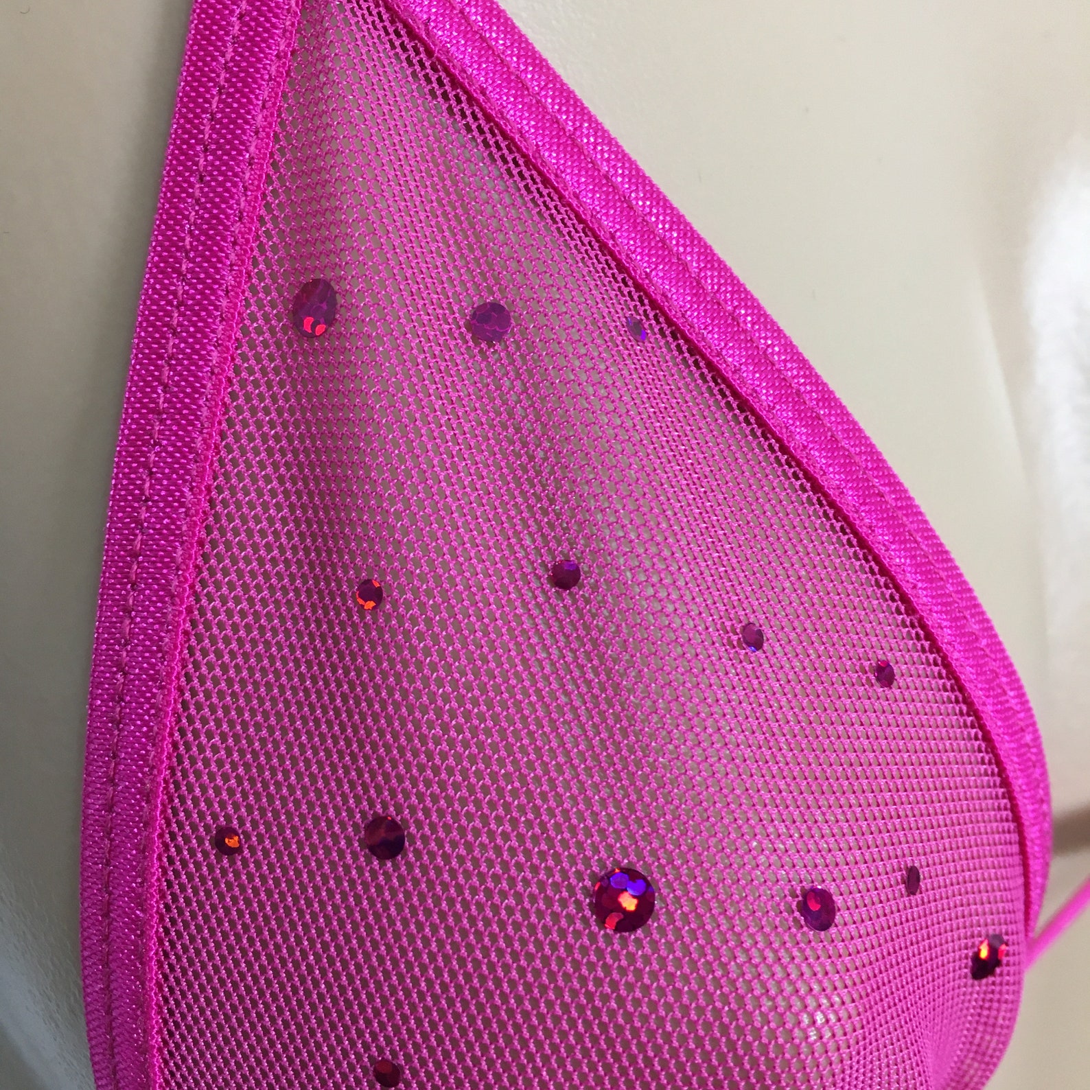Hot Pink See Thru Mesh G String Thong Bikini Set Uncensored - Etsy ...