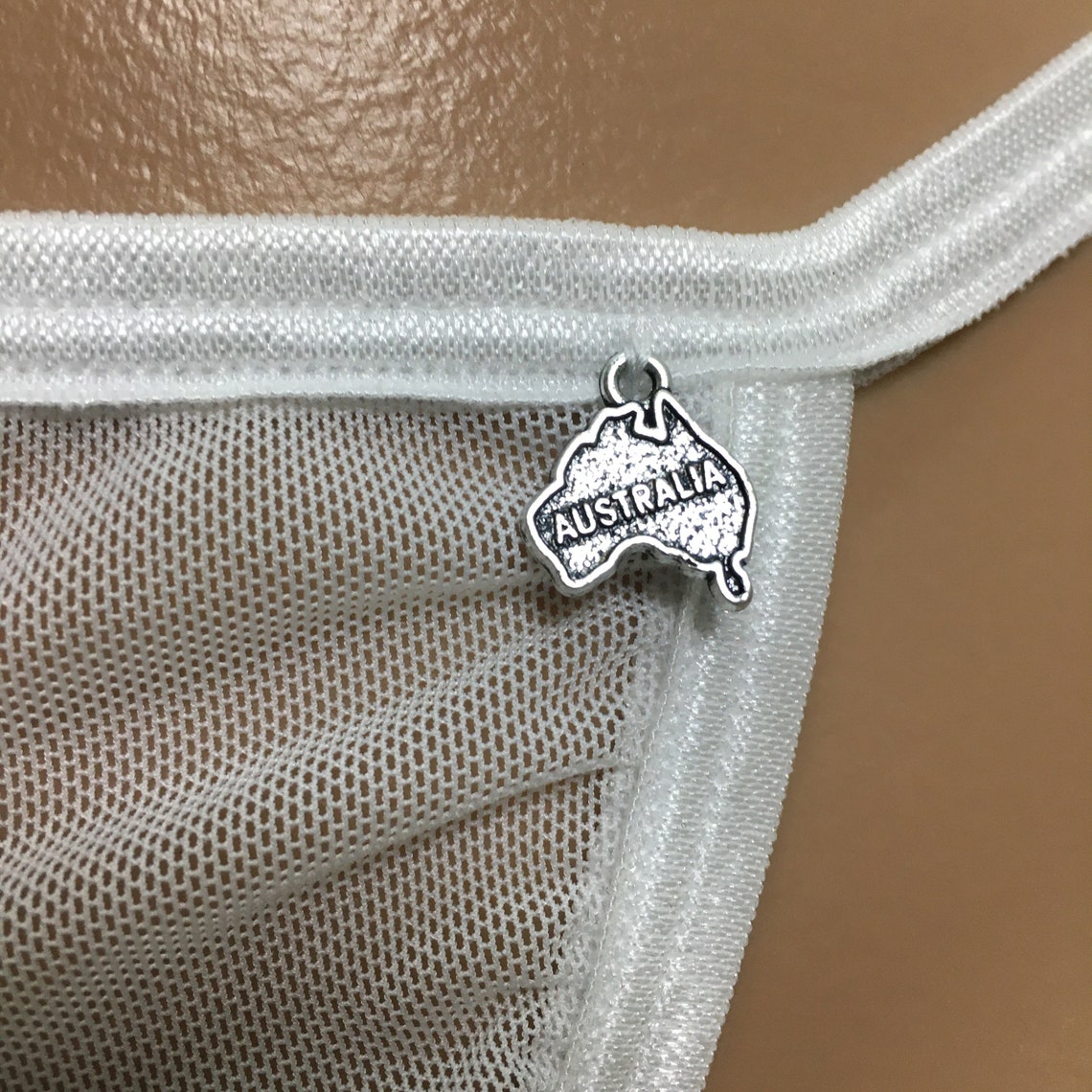 See Thru White Mesh G String Thong Bikini Uncensored - Etsy