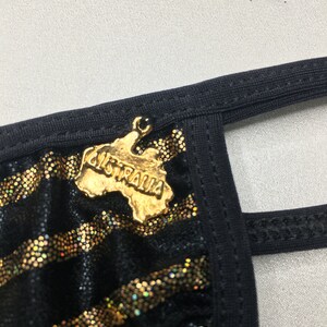 Black Gold G String Bikini Set Exotic Dance Stripper Costume - Etsy Canada