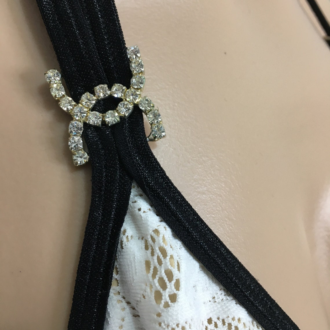 White Lace Micro Mini G String Thong Bikini Set Sexy - Etsy Australia