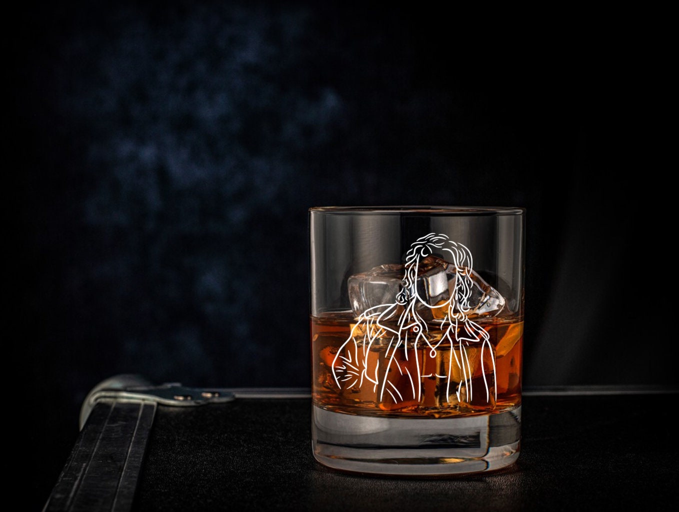 Billy Hargrove Portrait Etched Glasses Stranger Things Etched Glasses ...