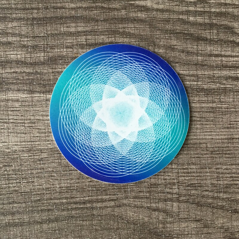Sacred Geometry Sticker - Etsy