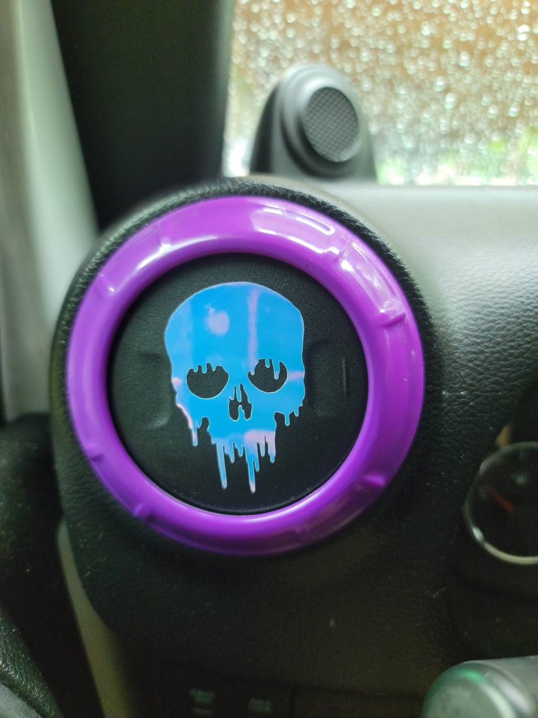 Skeleton Vent Decal Holographic Decal Skeleton Hand Decal Skull Decal ...