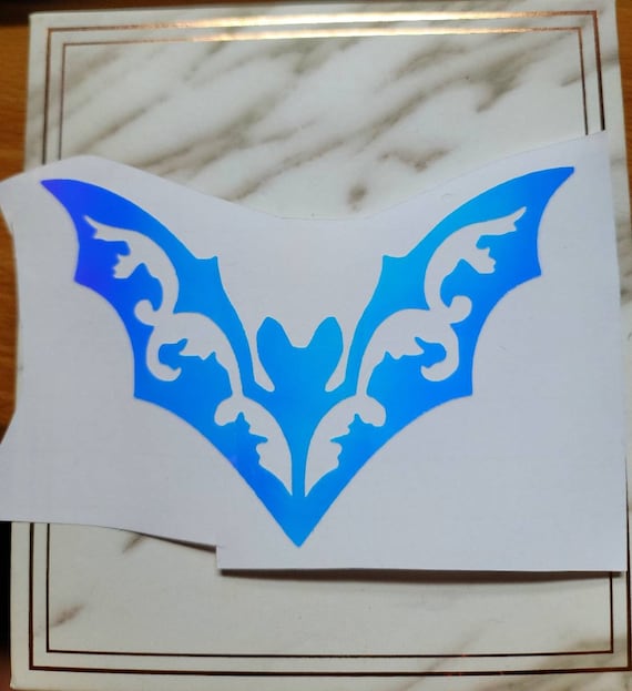 Holographic Bat Decal Fancy Bat Decal Halloween Bat Decal | Etsy