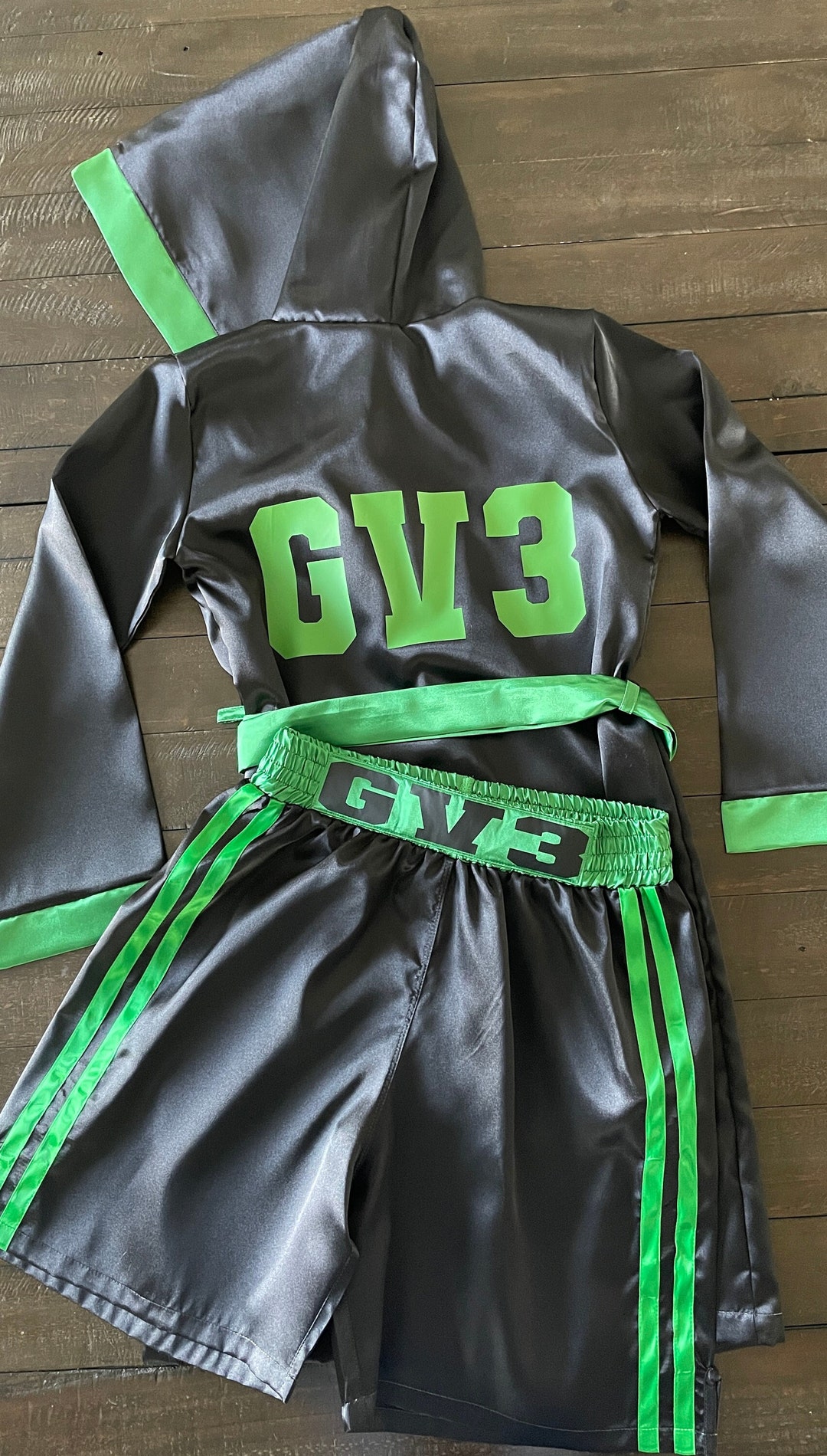 Personalized Kids Boxing Set Robe Shorts, Trunks, Costume Boxing. - Etsy