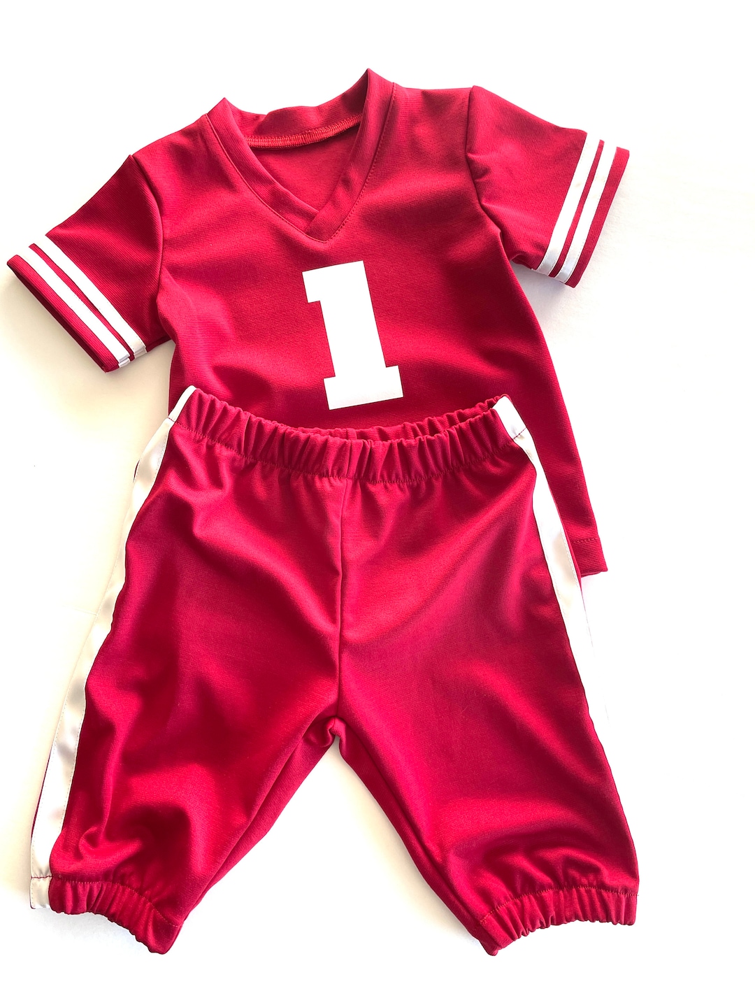 Football Set for Kids set One Color Shirt Pants - Etsy