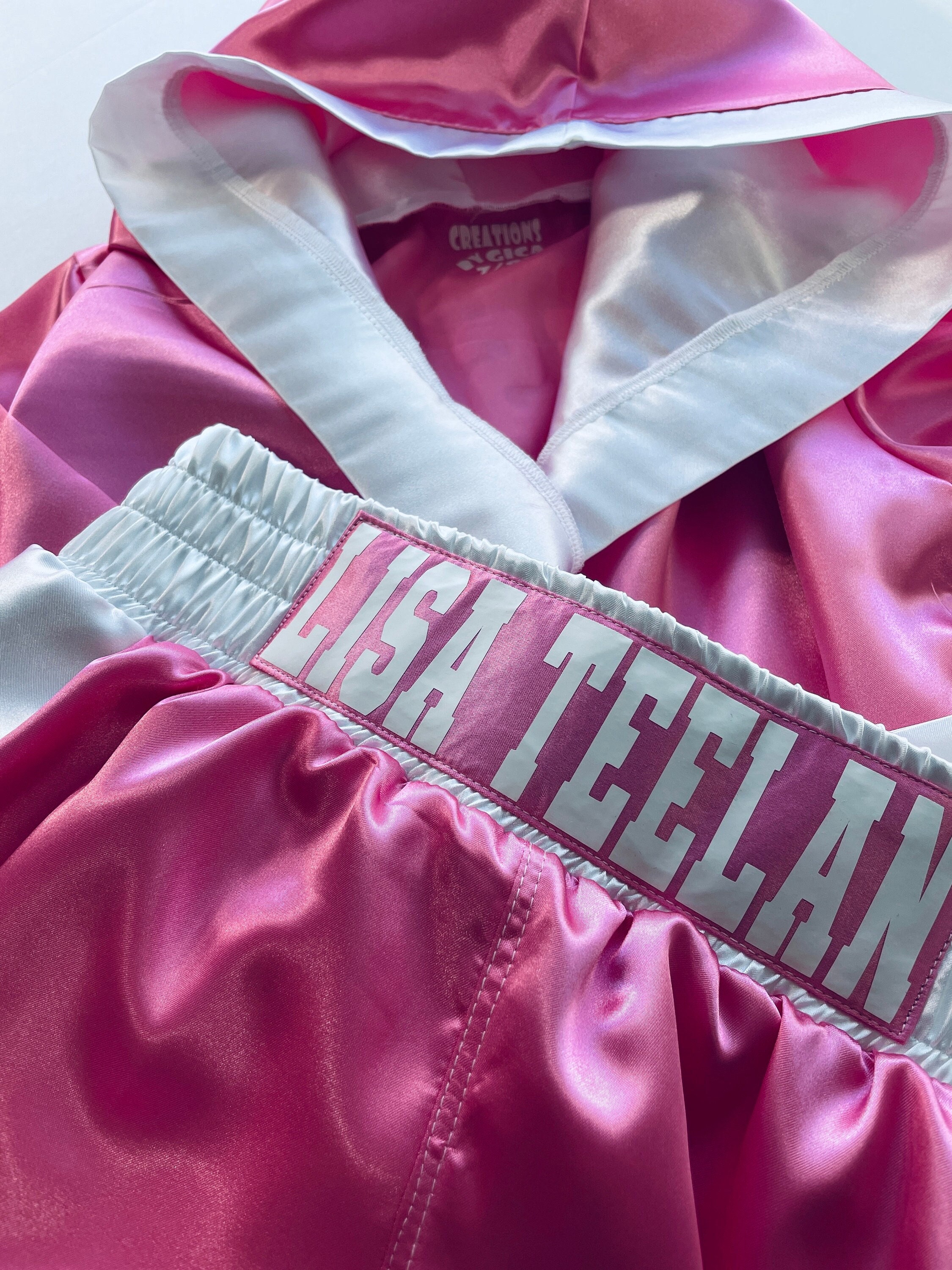 Personalized Adult Boxing Set Robe + Shorts, Trunks - Etsy