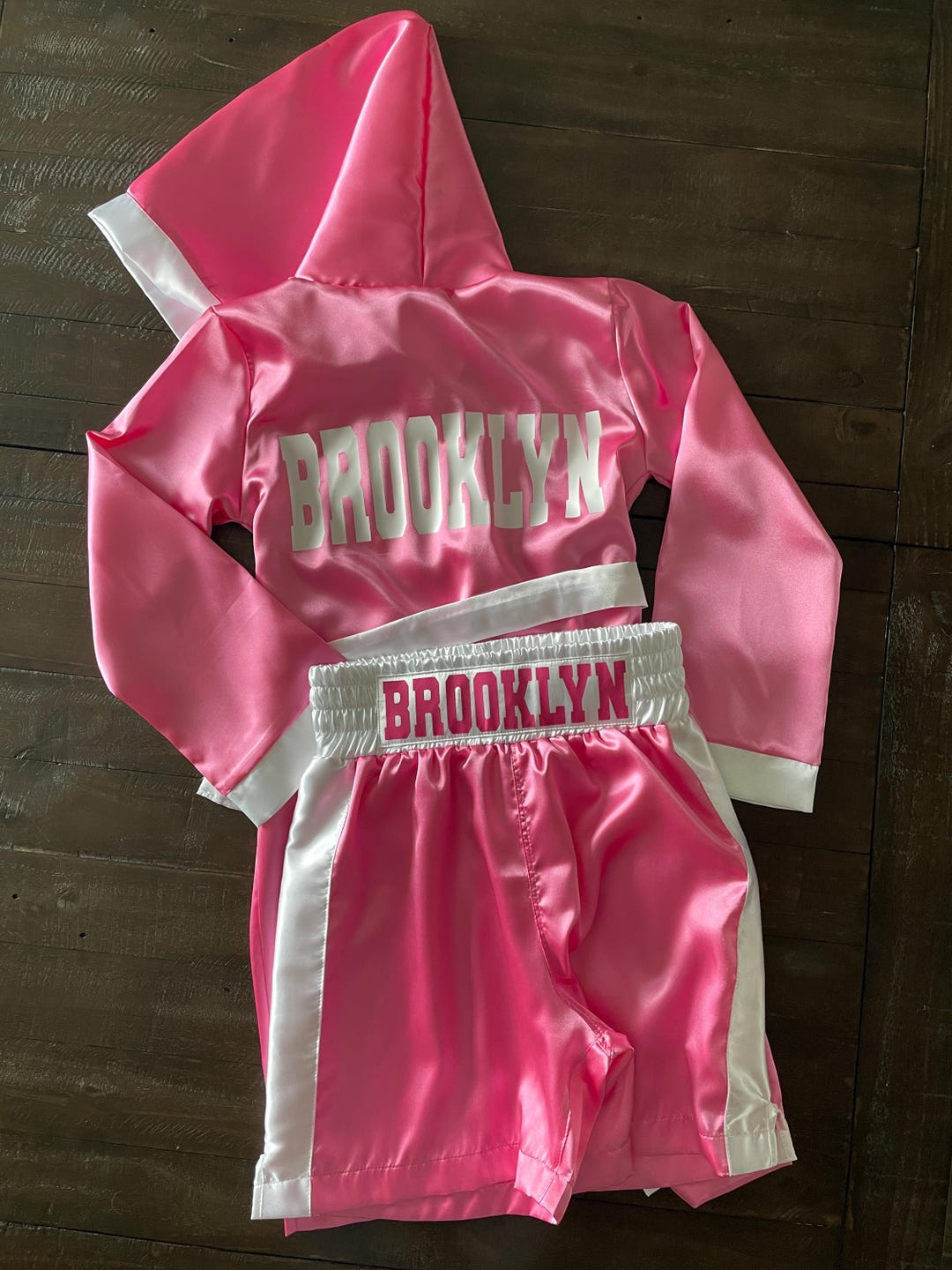 Personalized Adult Boxing Set Robe + Shorts, Trunks - Etsy