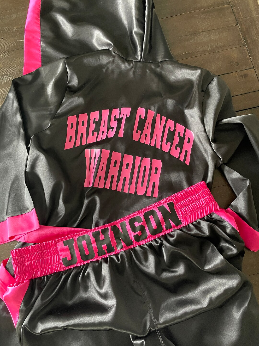 Personalized Adult Boxing Set Robe + Shorts, Trunks - Etsy