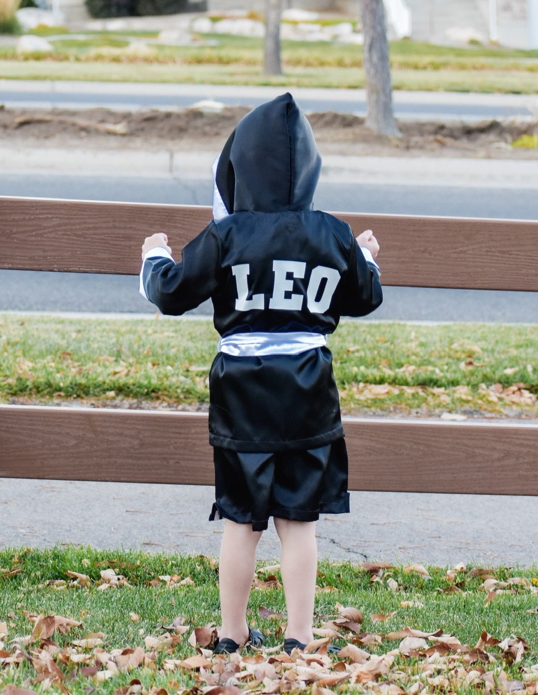 Personalized Kids Boxing Set Robe Shorts, Trunks, Costume Boxing. - Etsy