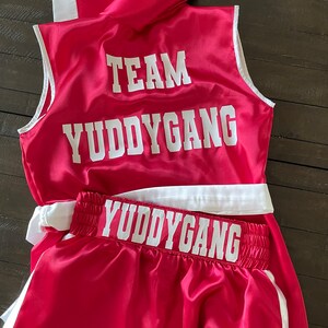 Personalized Sleeveless Adult Boxing Set Robe + Shorts, Trunks, Costume ...