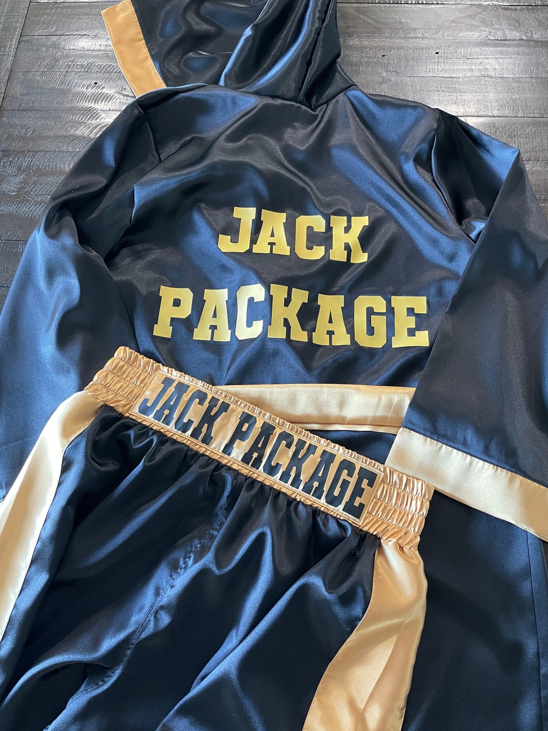 Personalized Adult Boxing Set Robe + Shorts, Trunks - Etsy