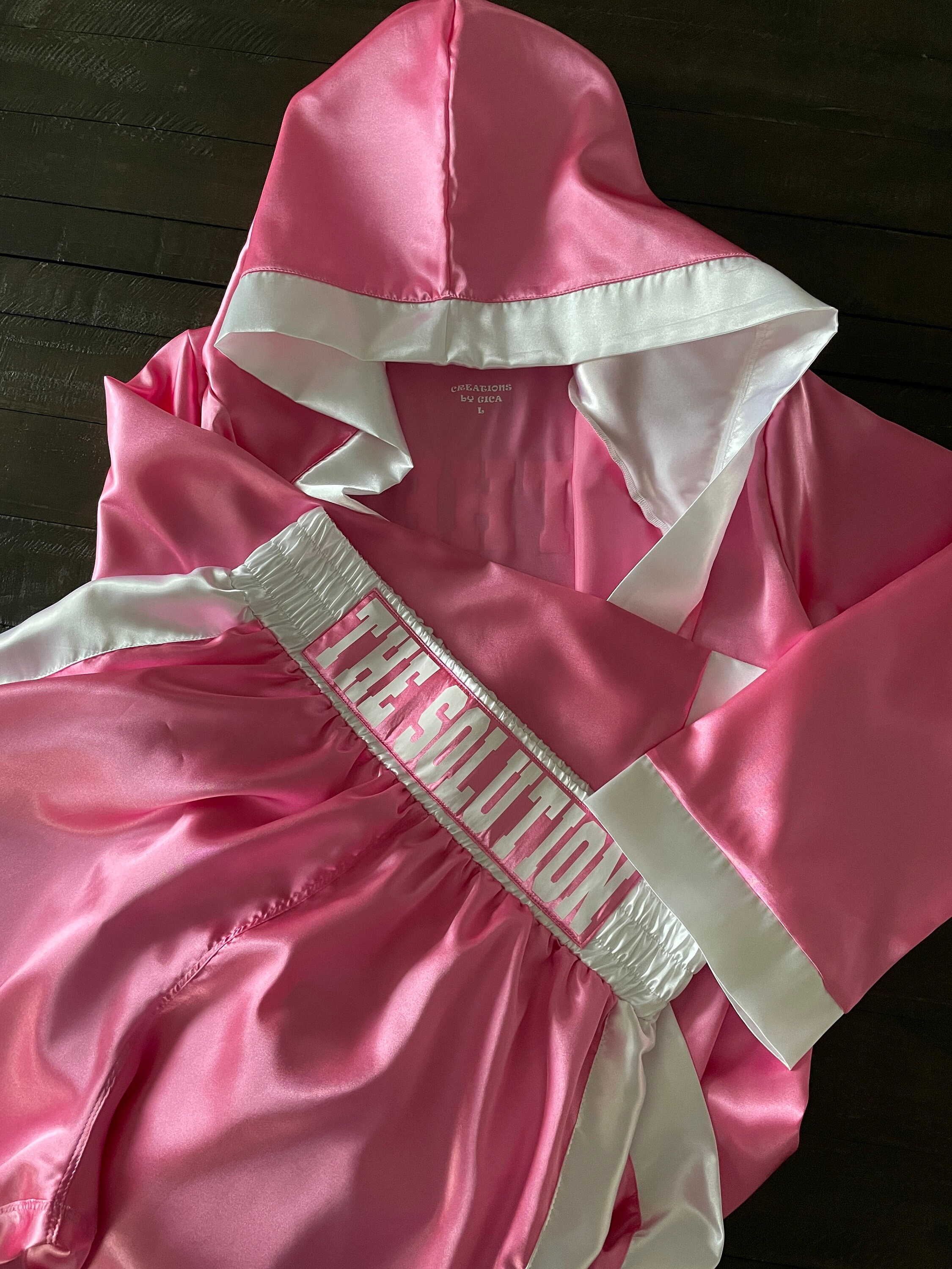 Personalized Adult Boxing Set Robe + Shorts, Trunks - Etsy