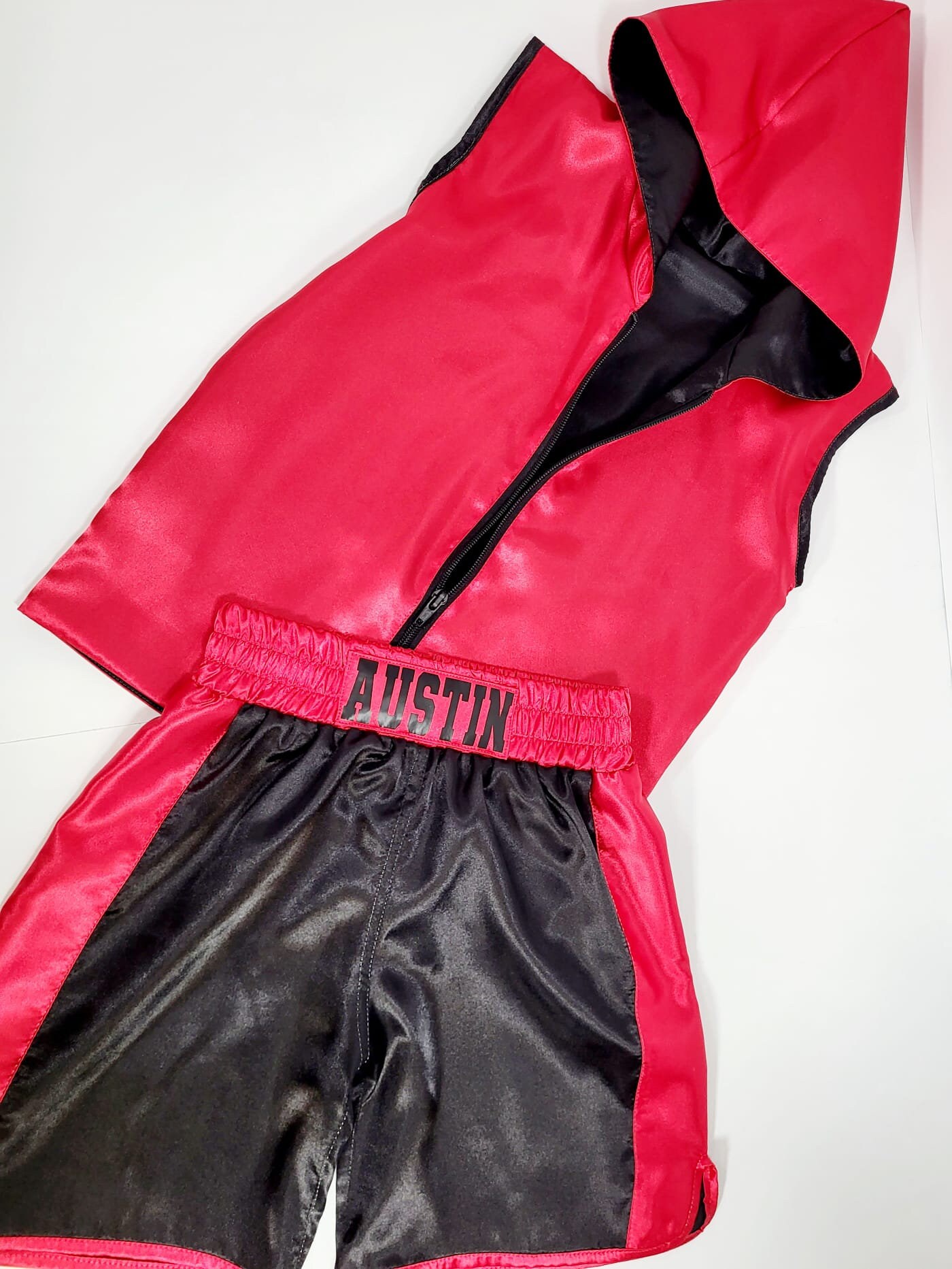 Personalized Boxing Set Vest Shorts Trunks Kids Youth - Etsy