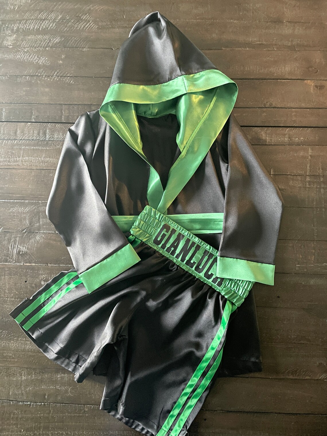 Personalized Kids Boxing Set Robe Shorts, Trunks, Costume Boxing. - Etsy