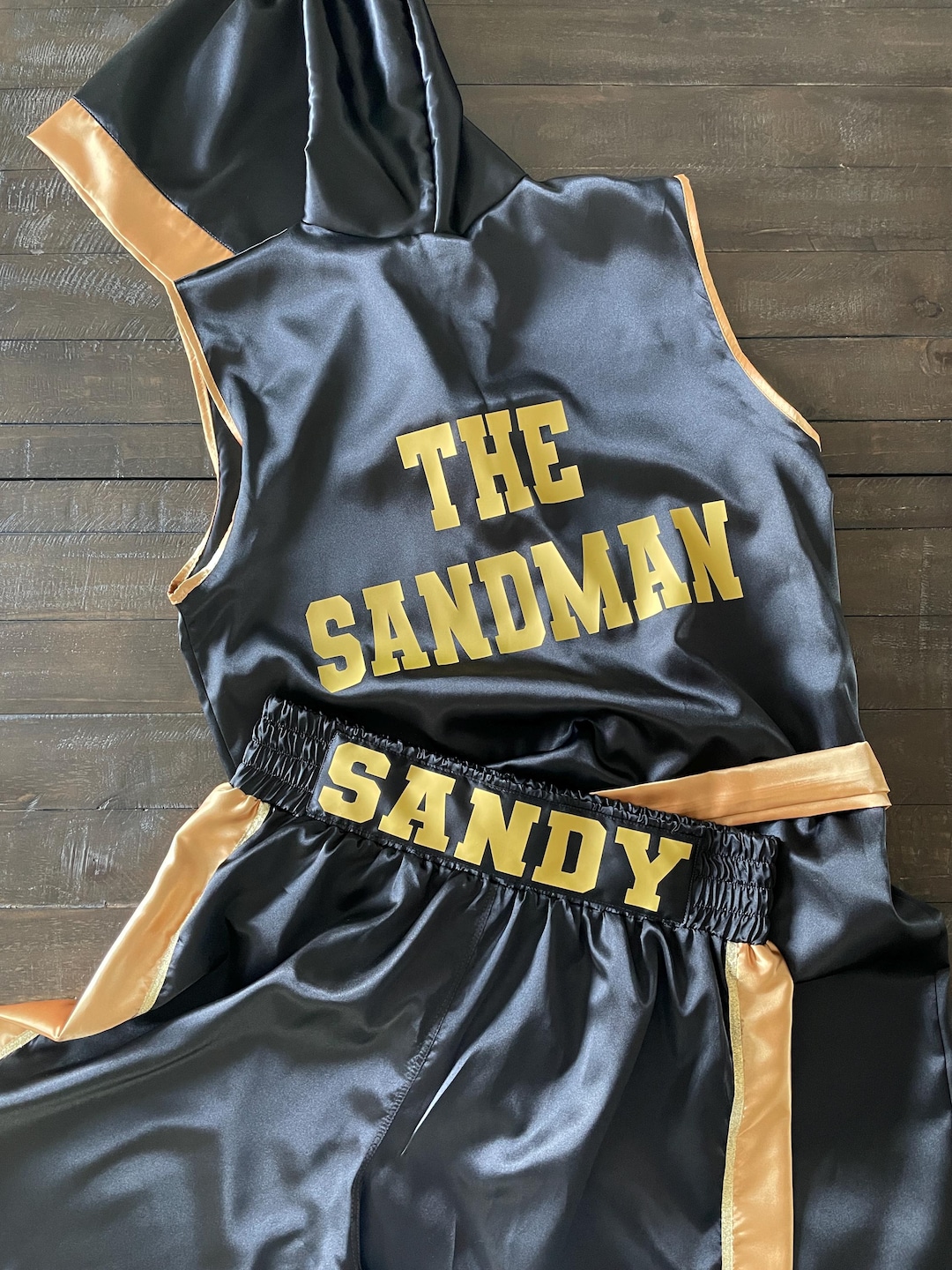 Merry Christmas Sale Personalized Sleeveless Adult Boxing Set Robe ...