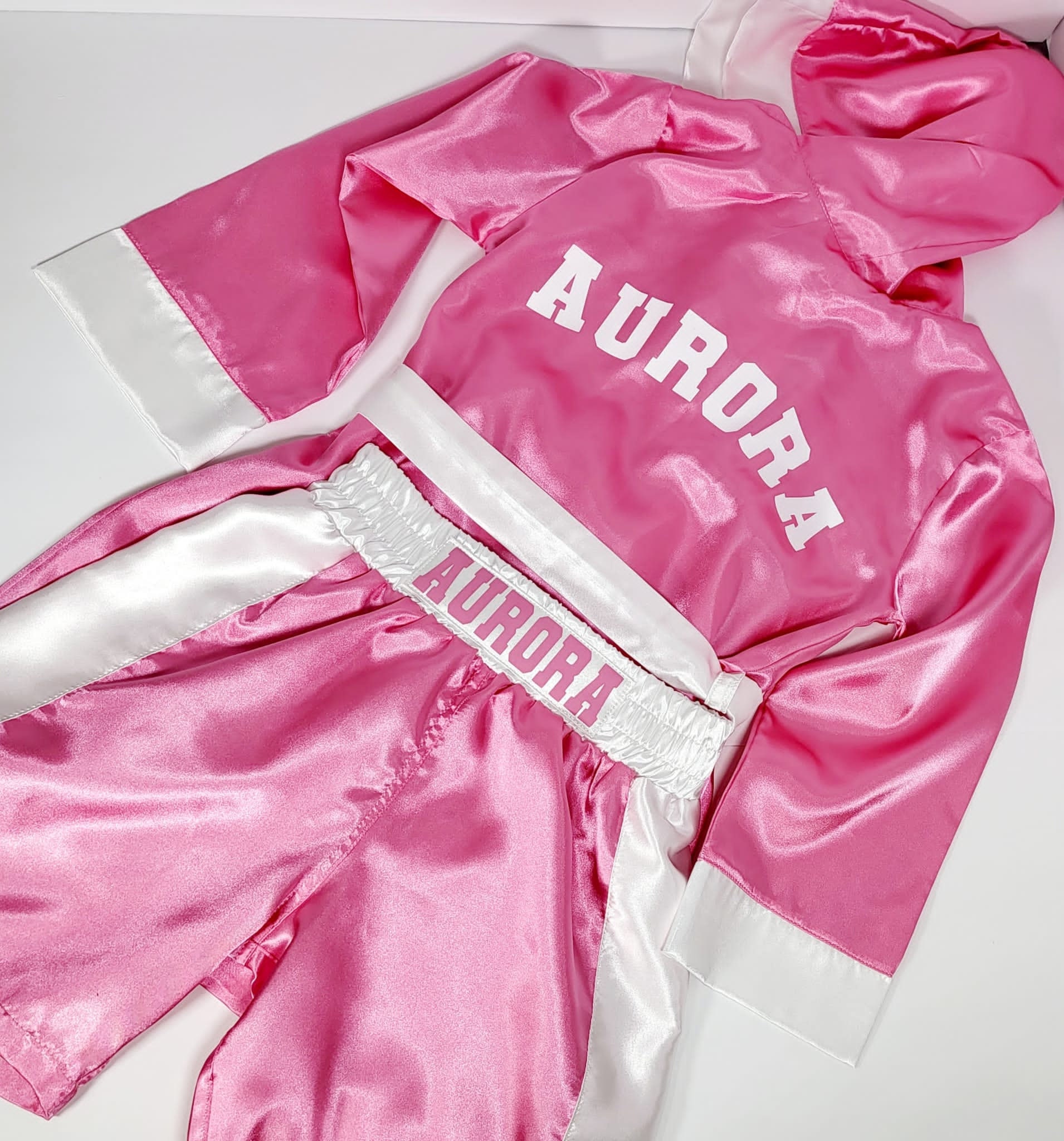 Personalized Kids Boxing Set Robe Shorts, Trunks, Costume Boxing. - Etsy