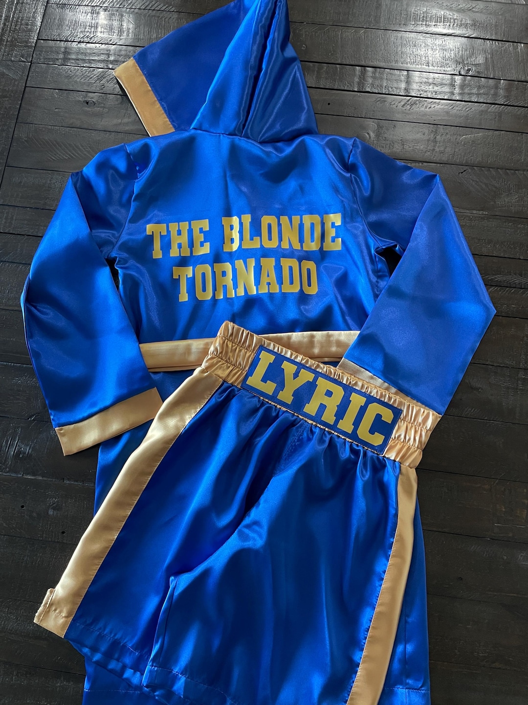 Personalized Adult Boxing Set Robe + Shorts, Trunks - Etsy