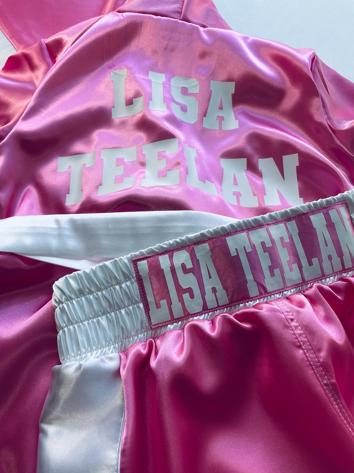Personalized Adult Boxing Set Robe + Shorts, Trunks - Etsy