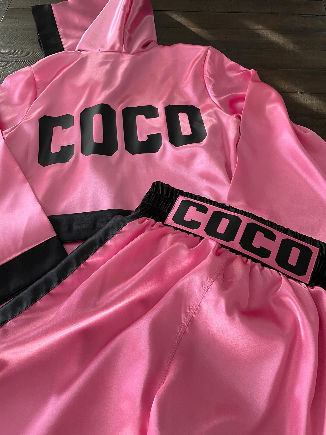 Personalized Adult Boxing Set Robe + Shorts, Trunks - Etsy