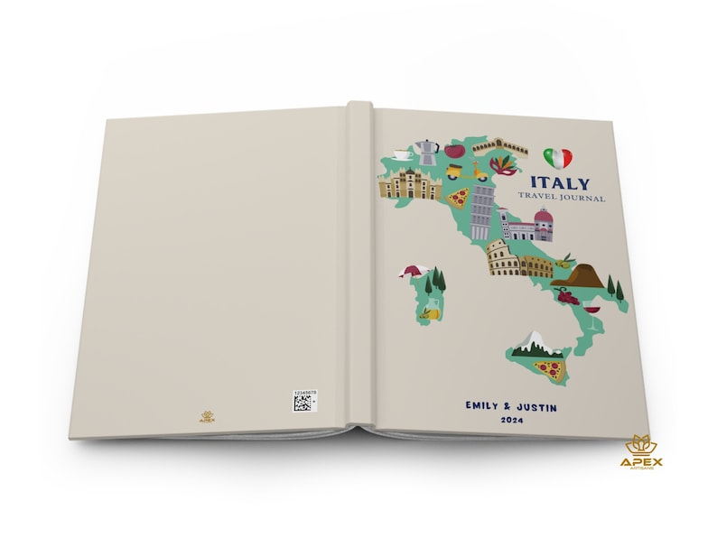 Italy Travel Journal, Italy Travel Gifts, Custom Italian Vacation ...