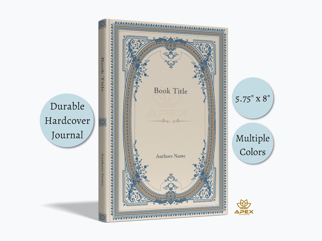 Old Victorian Style Personalized Journal, Edwardian Custom Journal ...