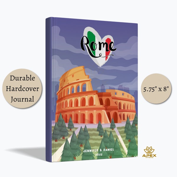 Personalized Rome Notebook - Etsy