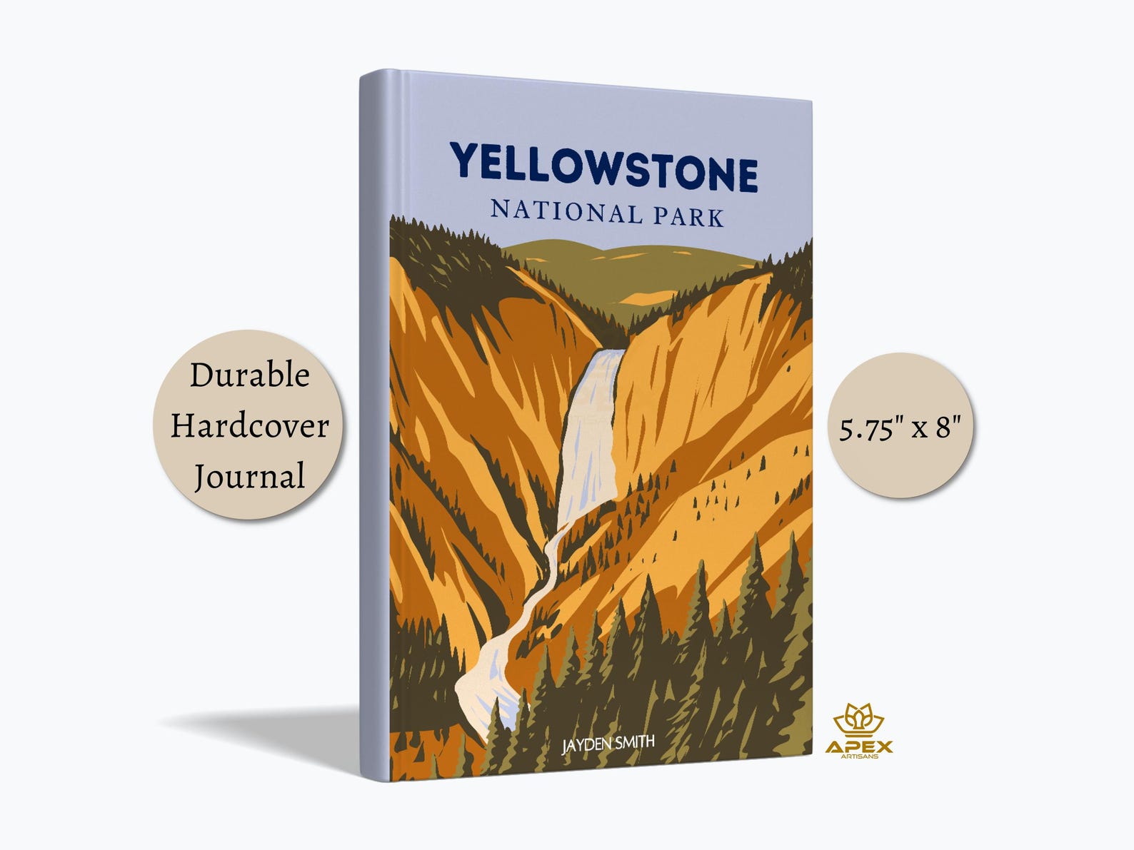 Yellowstone National Park Travel Journal, Personalized Wyoming Trip ...