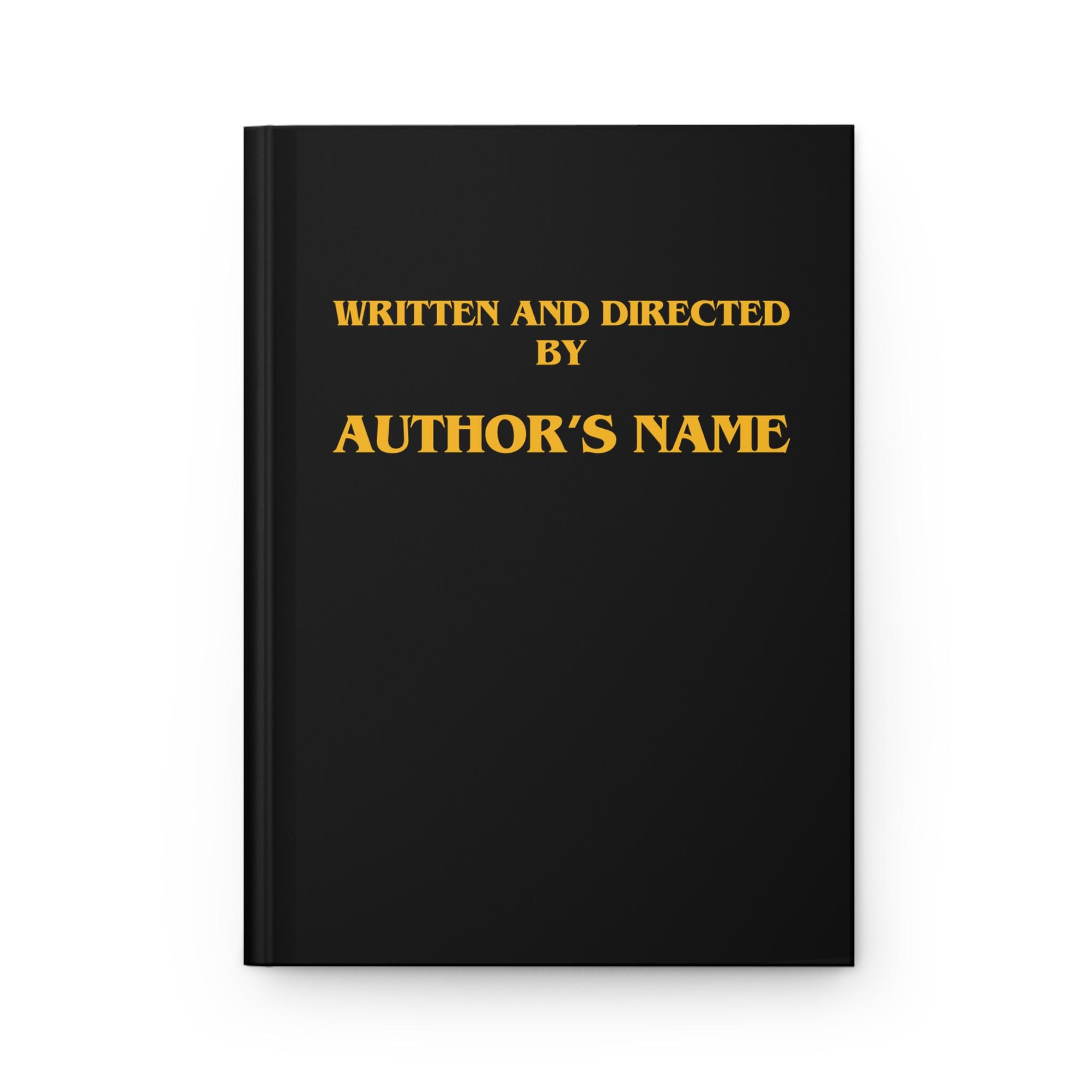 Written and Directed by Journal – Custom Filmmaker Gift, Screenwriter ...