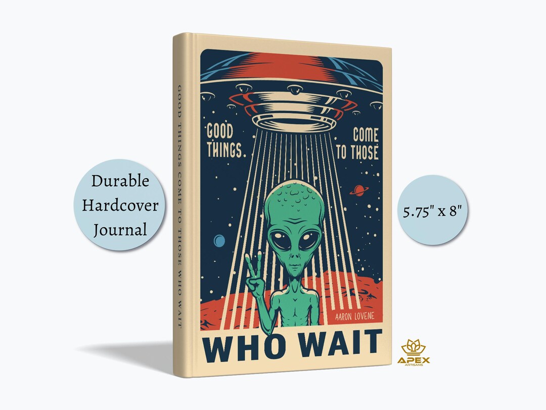 Alien Abduction Journal, Retro UFO Notebook, Sci-fi Gift for Believers ...