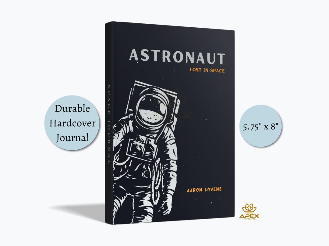 Astronaut Journal, Personalized Space Gift, Custom Astronomy Notebook ...