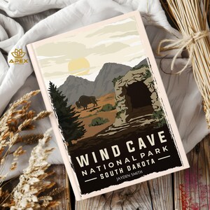 Wind Cave National Park Journal | Personalized South Dakota Gift, Elk ...
