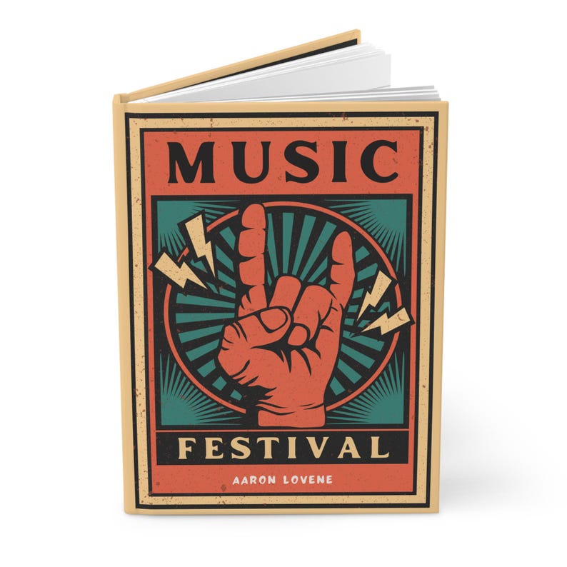 Concert Journal for Music Festival Lovers – Personalized Rock & Metal ...