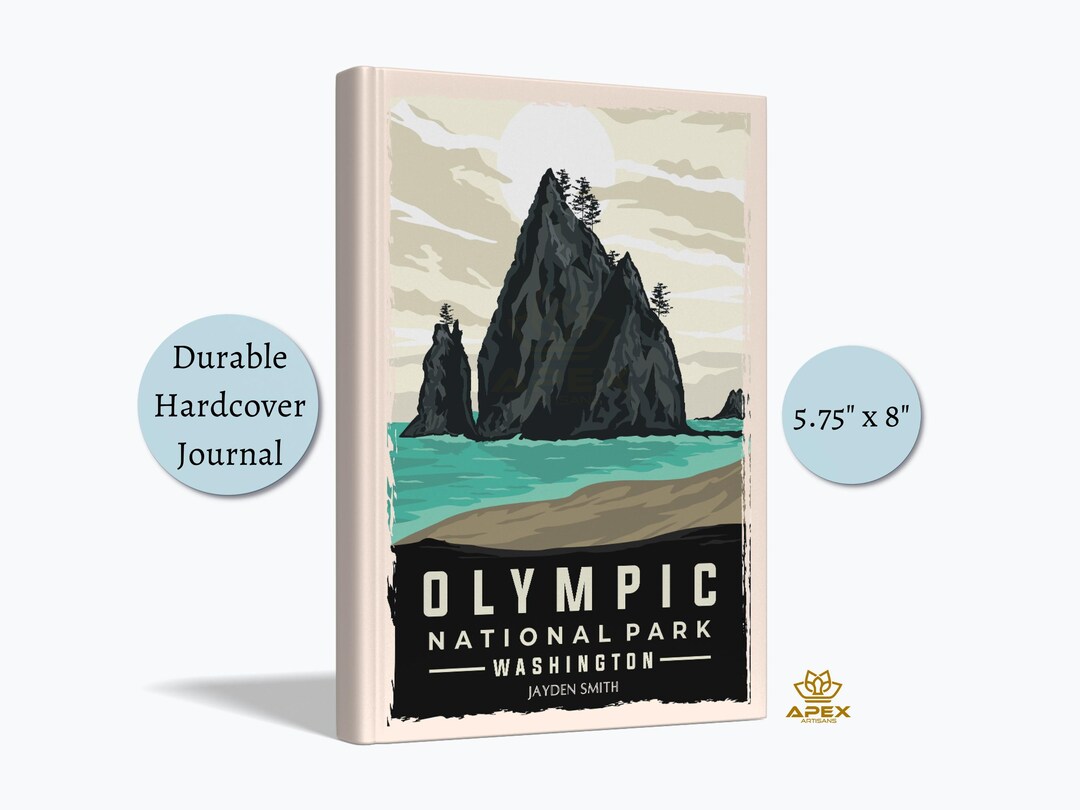 Olympic National Park Journal, Washington Adventure Gift, Olympic ...
