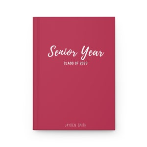 Senior Memory Book, Personalized Senior Year Gift, College High School ...