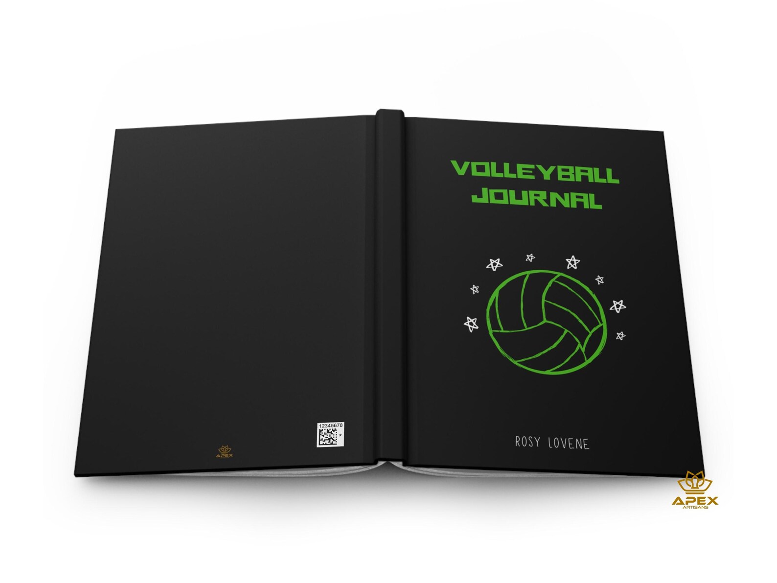 Volleyball Journal – Personalized Volleyball Team Gift, Coach Notebook ...