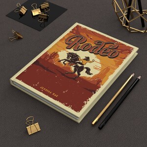 Retro Rodeo Journal Custom Cowboy Gift Personalized Western - Etsy