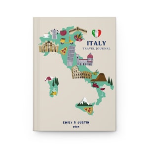 Italy Travel Journal, Italy Travel Gifts, Custom Italian Vacation ...