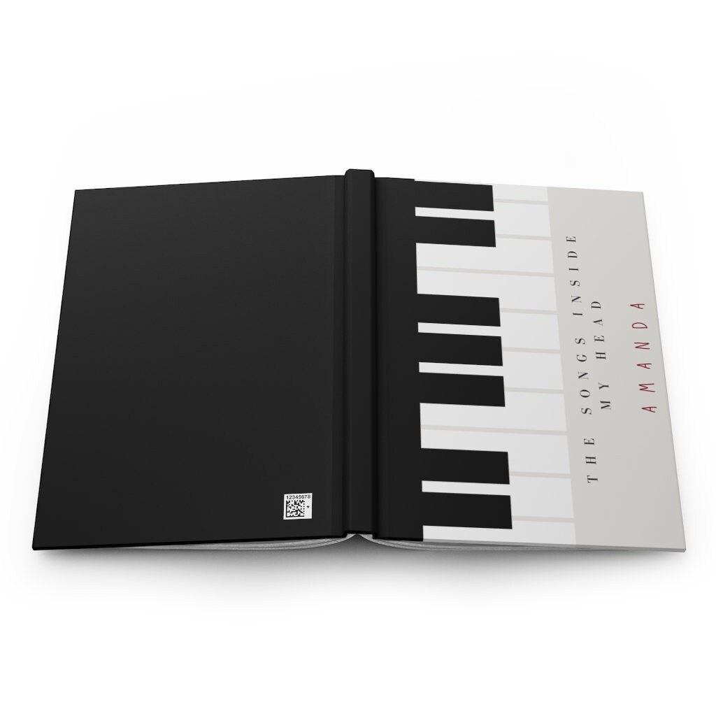 Custom Piano Notebook Piano Teacher Gift Personalized Song - Etsy