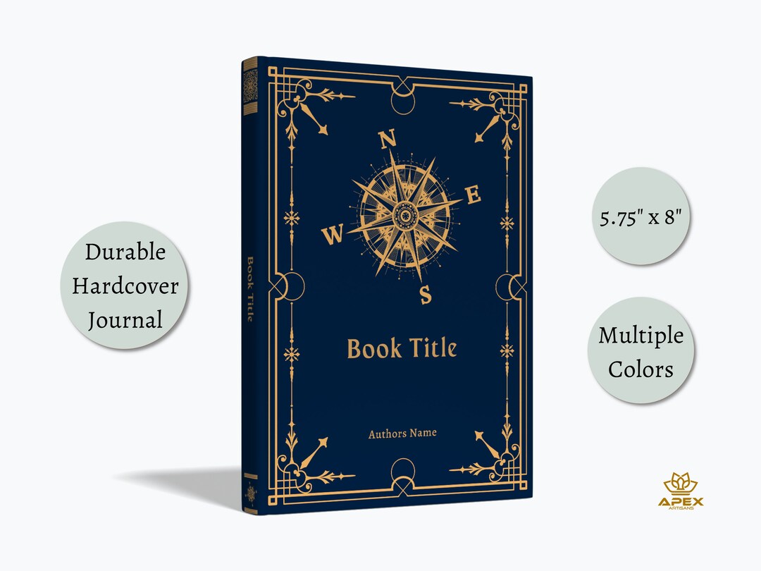 Custom Compass Journal Personalized Nautical Camping Sailing - Etsy