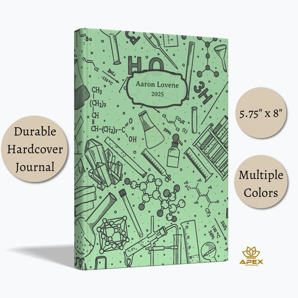Chemistry Notebook Cover - Etsy