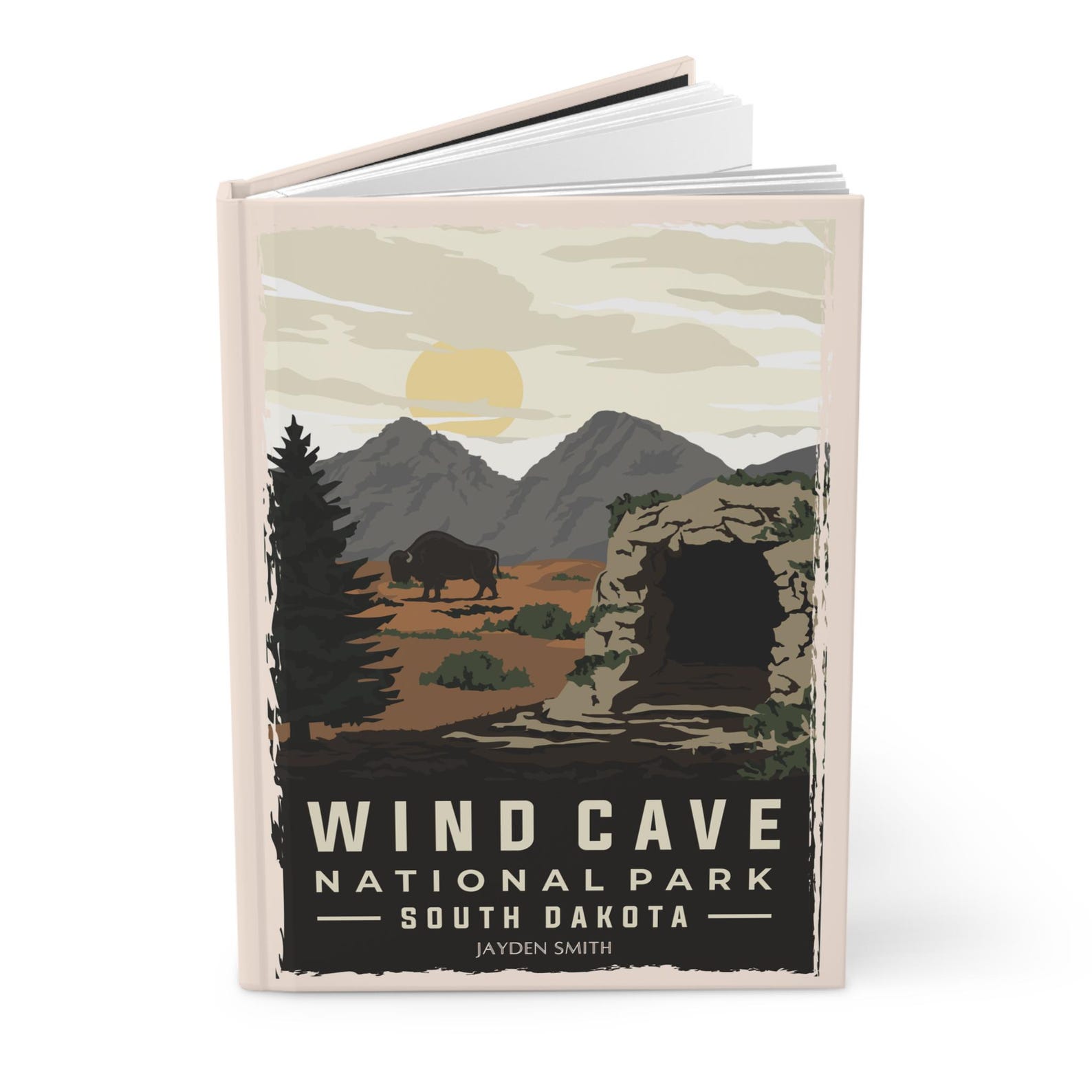 Wind Cave National Park Journal | Personalized South Dakota Gift, Elk ...