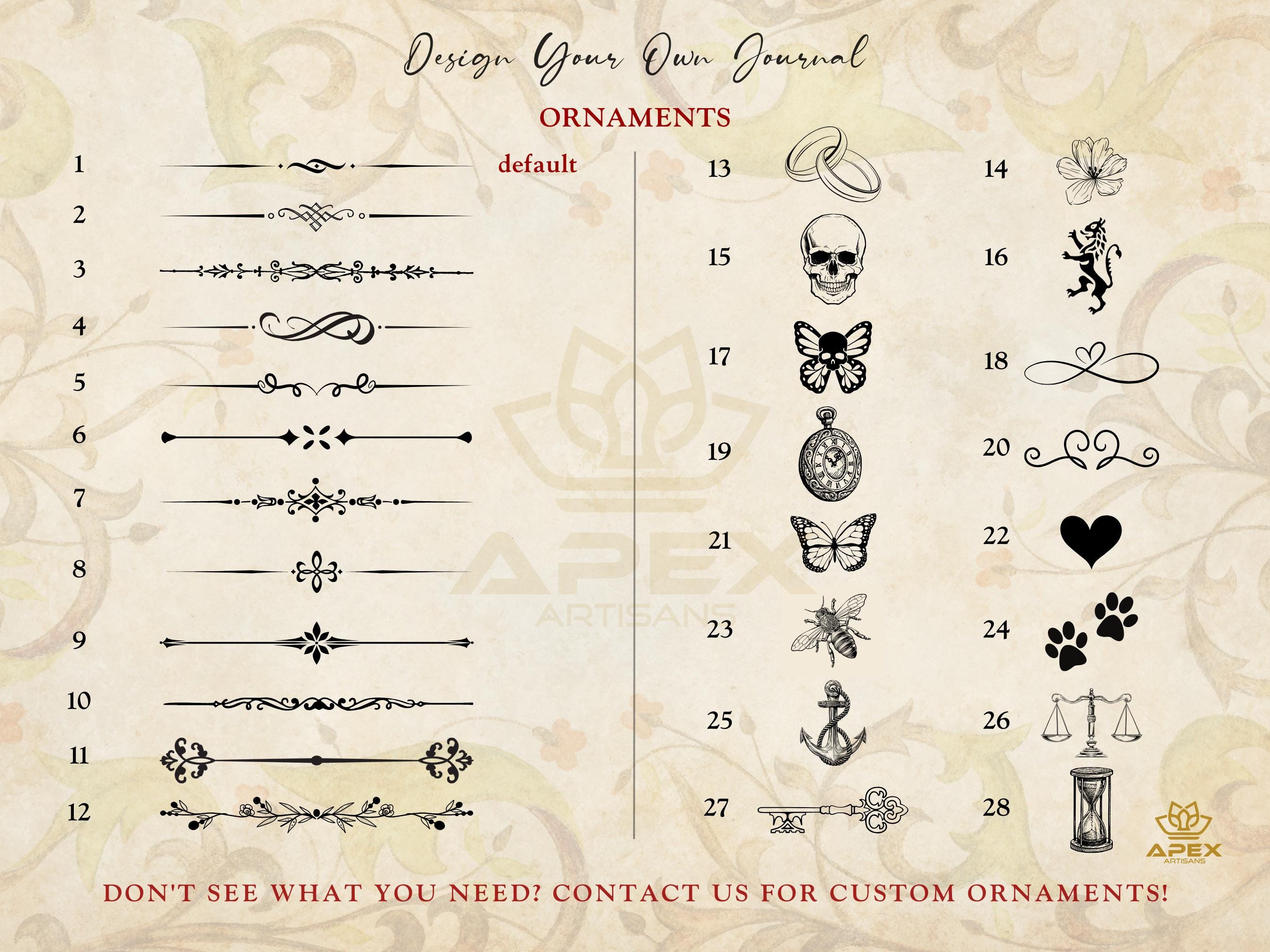 Personalized Medieval Style Manuscript Journal, Custom Antique ...