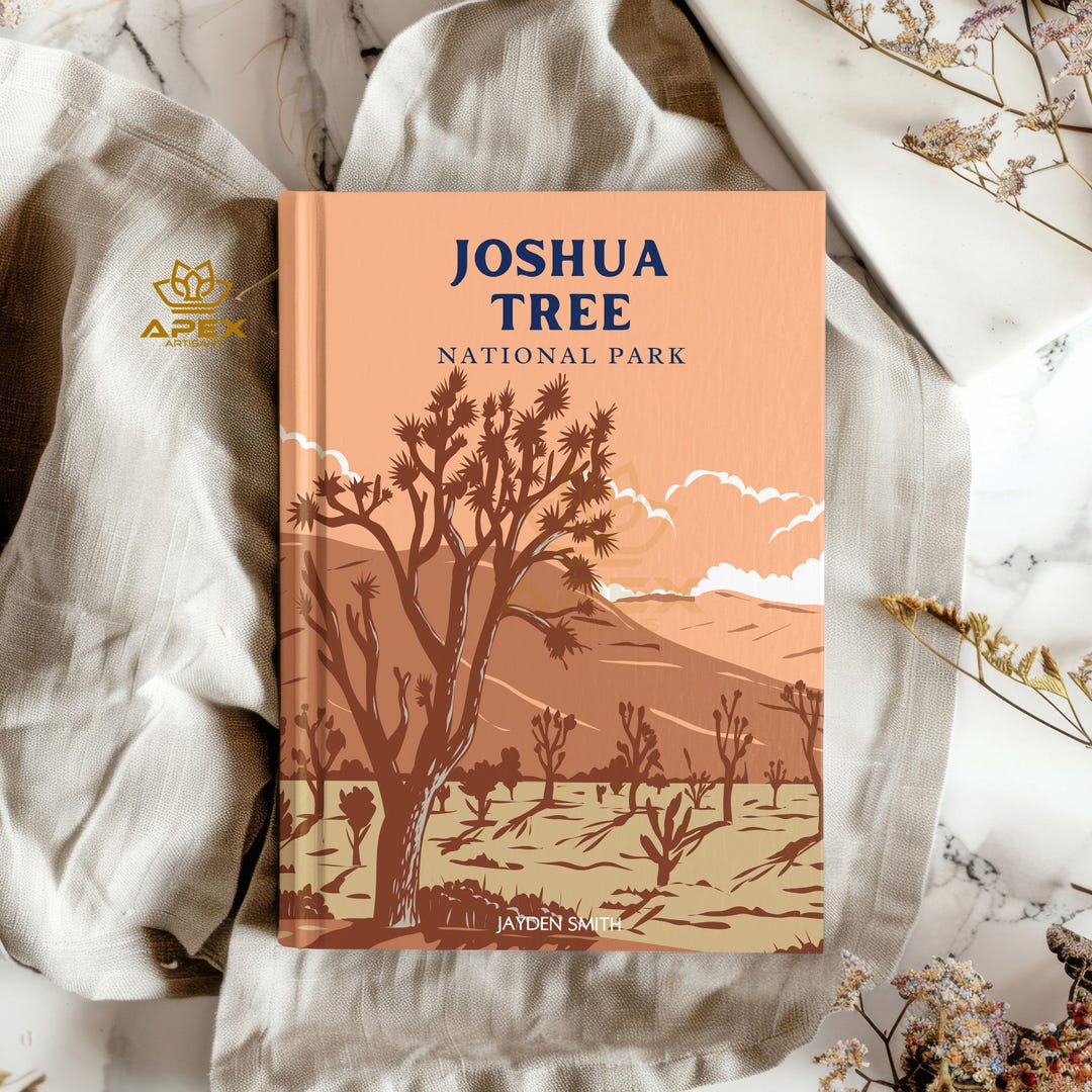 Joshua Tree National Park Notebook | Mojave Desert Art Journal & Boho ...
