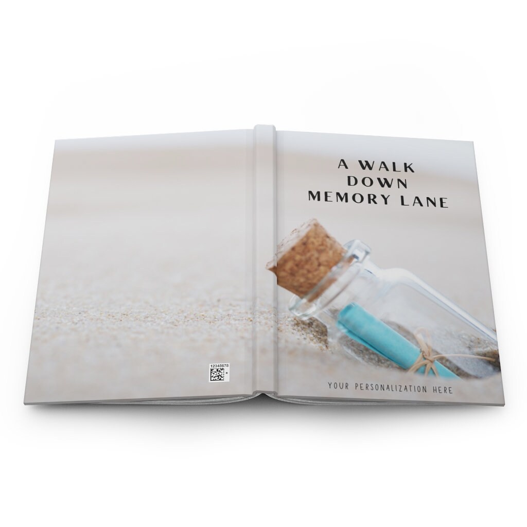 A Walk Down Memory Lane Hard Cover Journal Loss of Father | Etsy